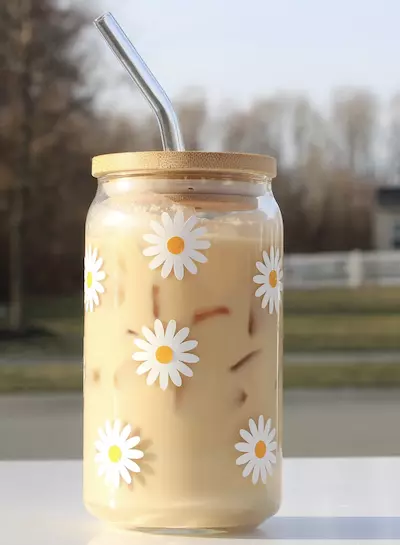 koffie metselaar glas