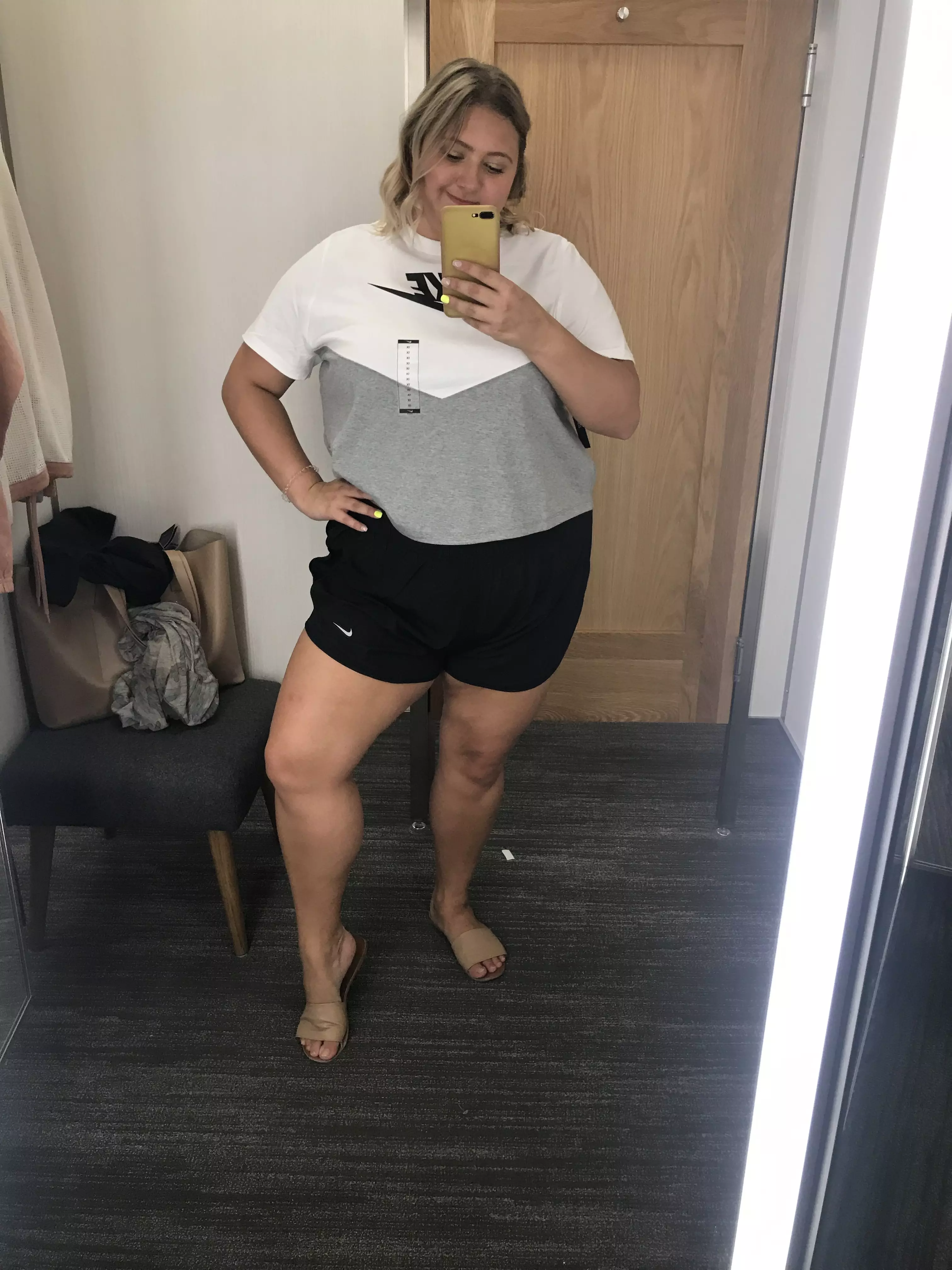 Peb Ventured rau Nike sim rau lawv cov tshiab Plus-Size Activewear - Tab sis qhov no tshwm sim hloov 1922_5